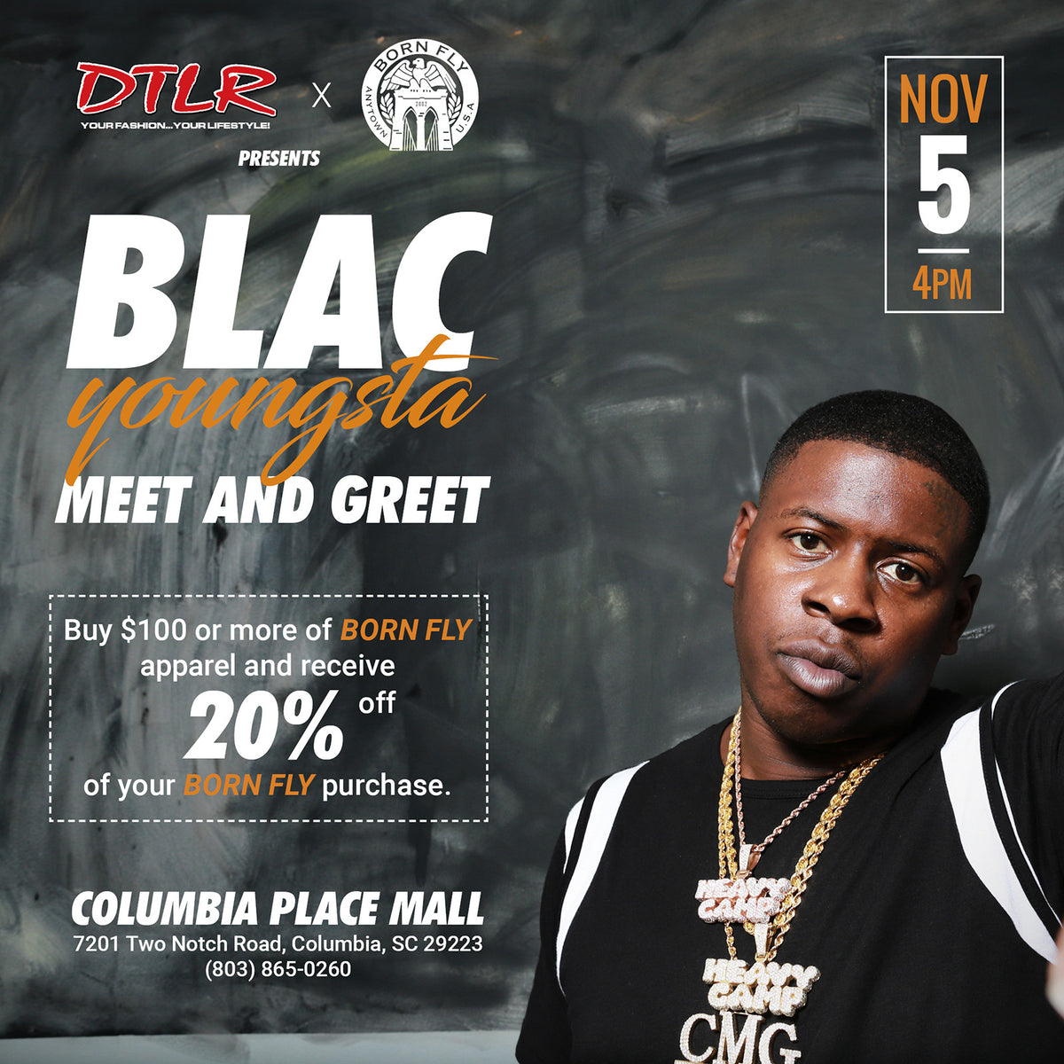 Blac Youngsta meet & greet – Born-Fly